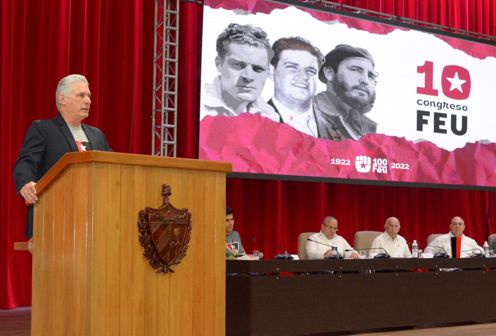 Discurso pronunciado en el X Congreso de la Federación Estudiantil ...